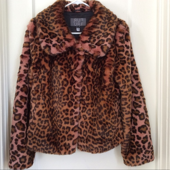 Anthropologie | Jackets & Coats | Rare Pink Leopard Faux Fur | Poshmark